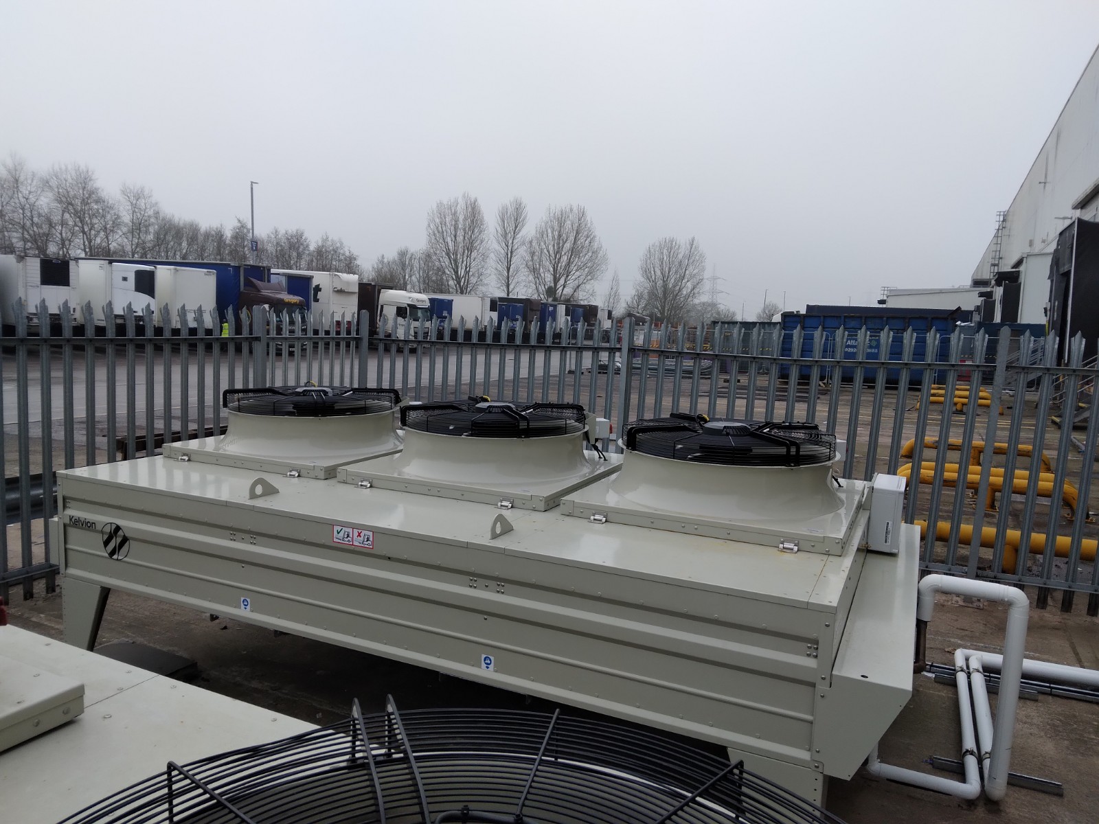 For the chill store we provided a new multi compressor CO₂ pack, gas ...