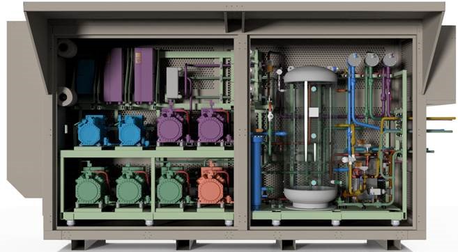 DT2 is supplied with one single refrigeration side gas cooler and ...