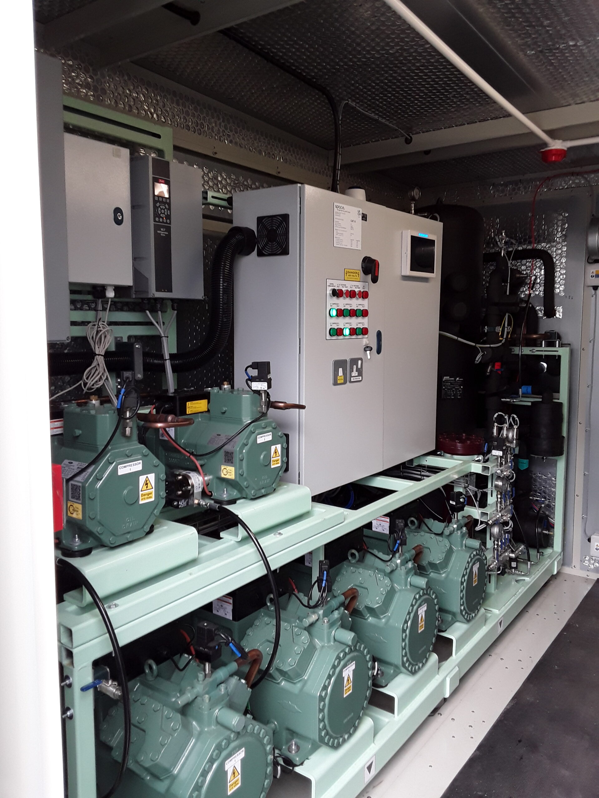Bitzer compressors were selected and featured critical factors such as ...