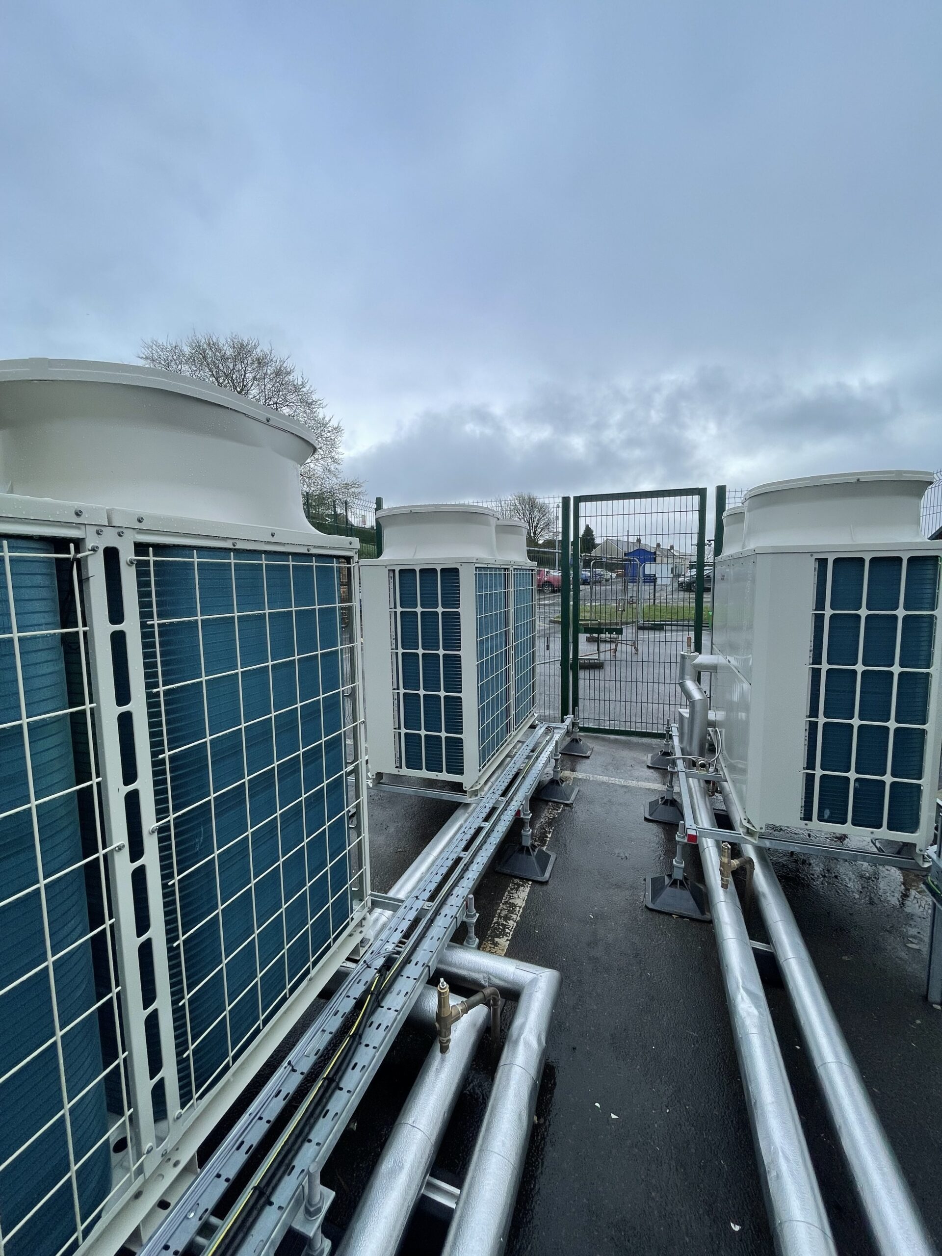 The benefit of replacing the gas fired boilers with an ASHP ...